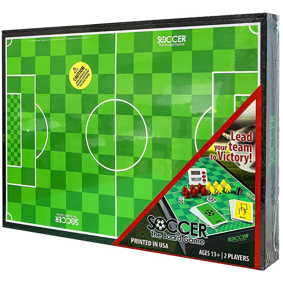 Soccer The Board Game – 2 Player Fast-Paced Soccer Game – Great Gift for Your Soccer Enthusiast