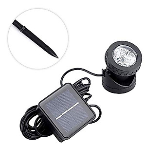 Omabeta Submarine Light Convenient Environmental Friendly High Bright for Garden White Light