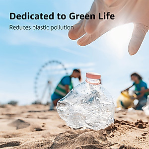 AQUA CREST Water Bottle Filter, Replacement for Brita® BB06, Brita® Hard Sided, Stainless Steel and Plastic Bottle Filter, 6 Count