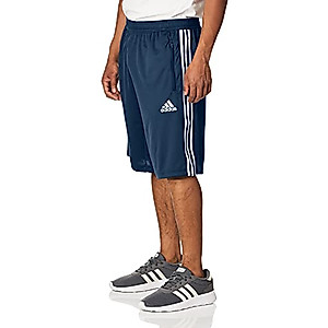adidas Men's Designed 2 Move 3-Stripes Primeblue Shorts, Crew Navy/White, Medium