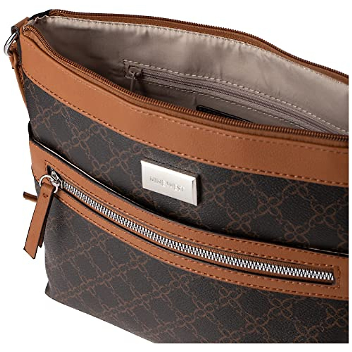 Nine West Coralia Mini Sure Spring Crossbody Brown One Size