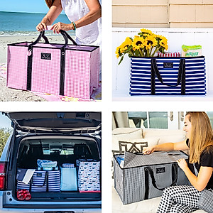 SCOUT Errand Boy - Extra Large Lightweight Utility Tote with Breakaway Zipper - Collapsible Grocery and Market or Beach Tote