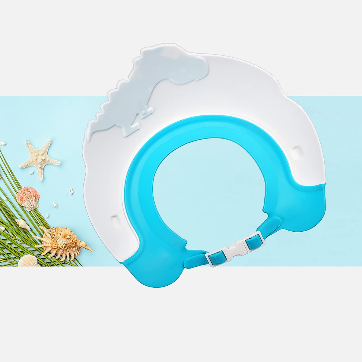 Baby Shower Cap Kids Hair Washing Shield Elastic Baby Shower Shampoo Cap Toddler Bath Visor