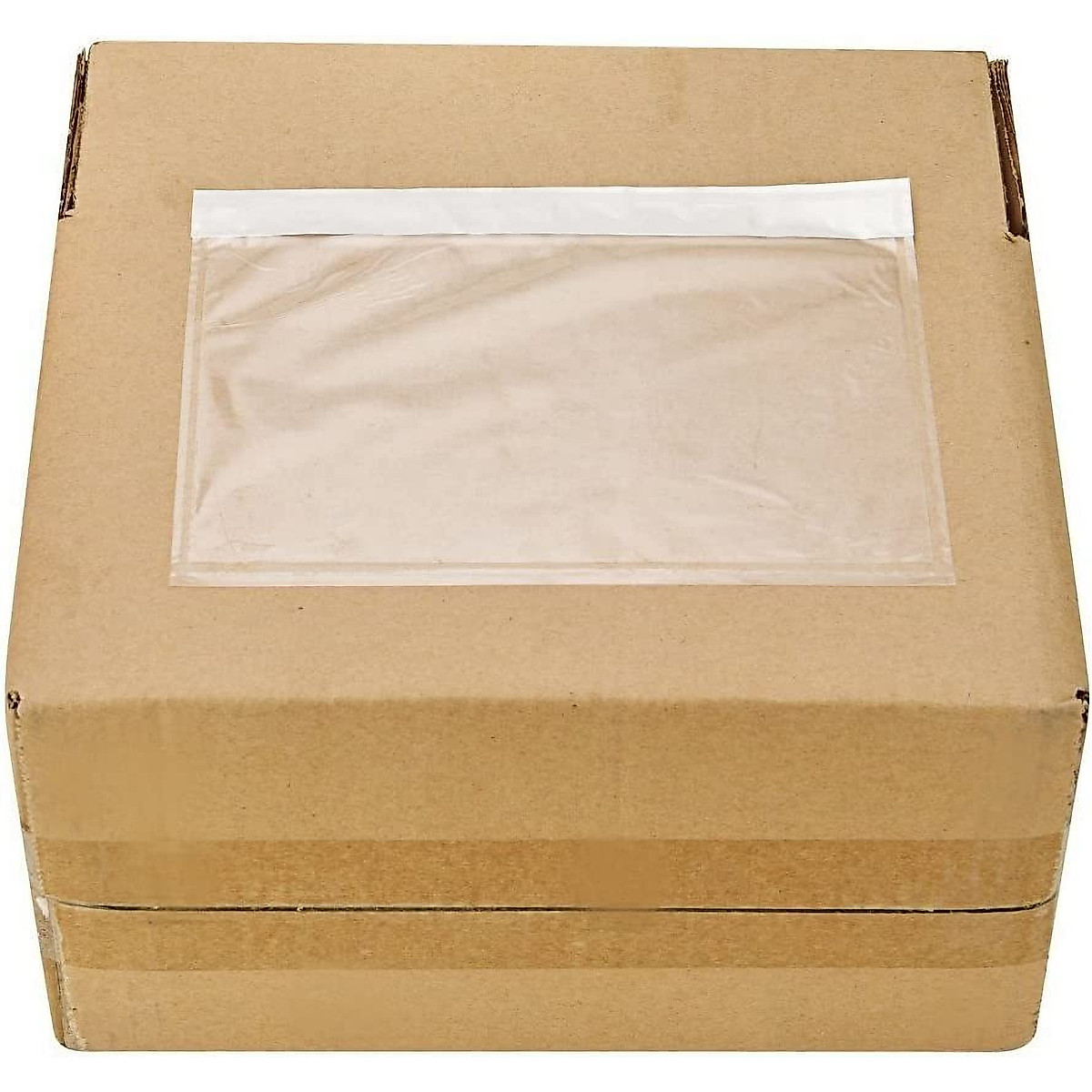 9527 Product 7.5" x 5.5" Clear Adhesive Top Loading Packing List / Shipping Label Envelopes (200 Pack)