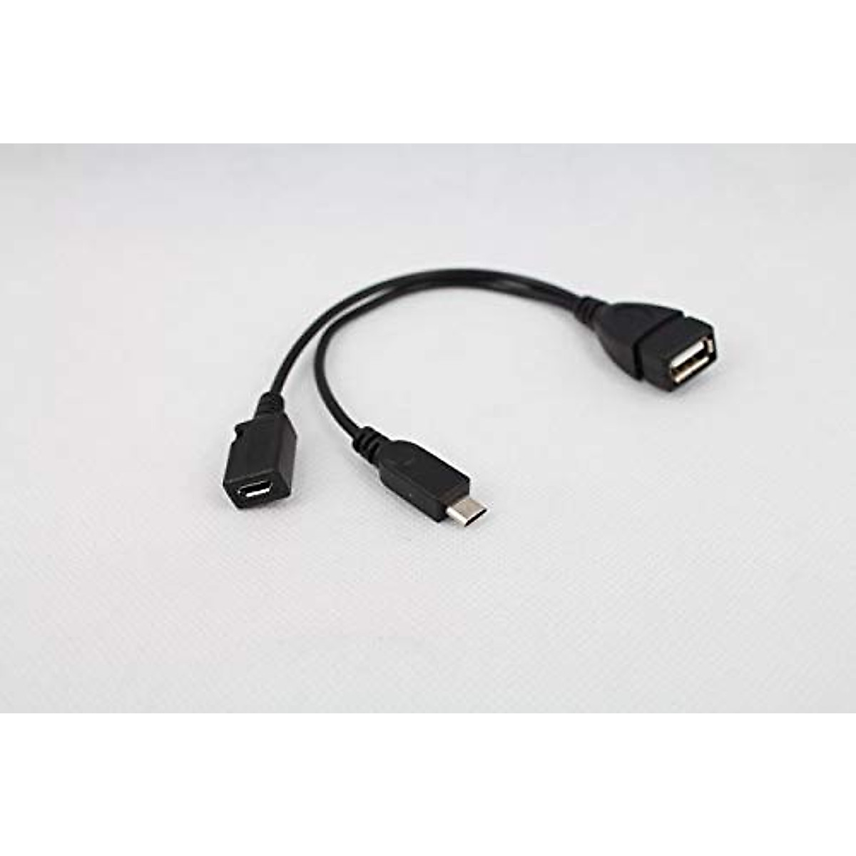 3 Pack OTG Cable Replacement for Fire Stick 4K, Compatible Samsung, Replacement for Amazon Fire TV, Compatible with LG Android Phone Tablet Micro USB Host with Micro USB Power