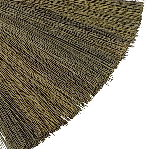 HAOHIZE Whisk Broom, Dust Brush Household Portable Cleaning Brush Handheld Brush Hand Broom Manual Straw Small Broom Handmade Dust Floor Cleaning Sweeping Broom Soft Hos