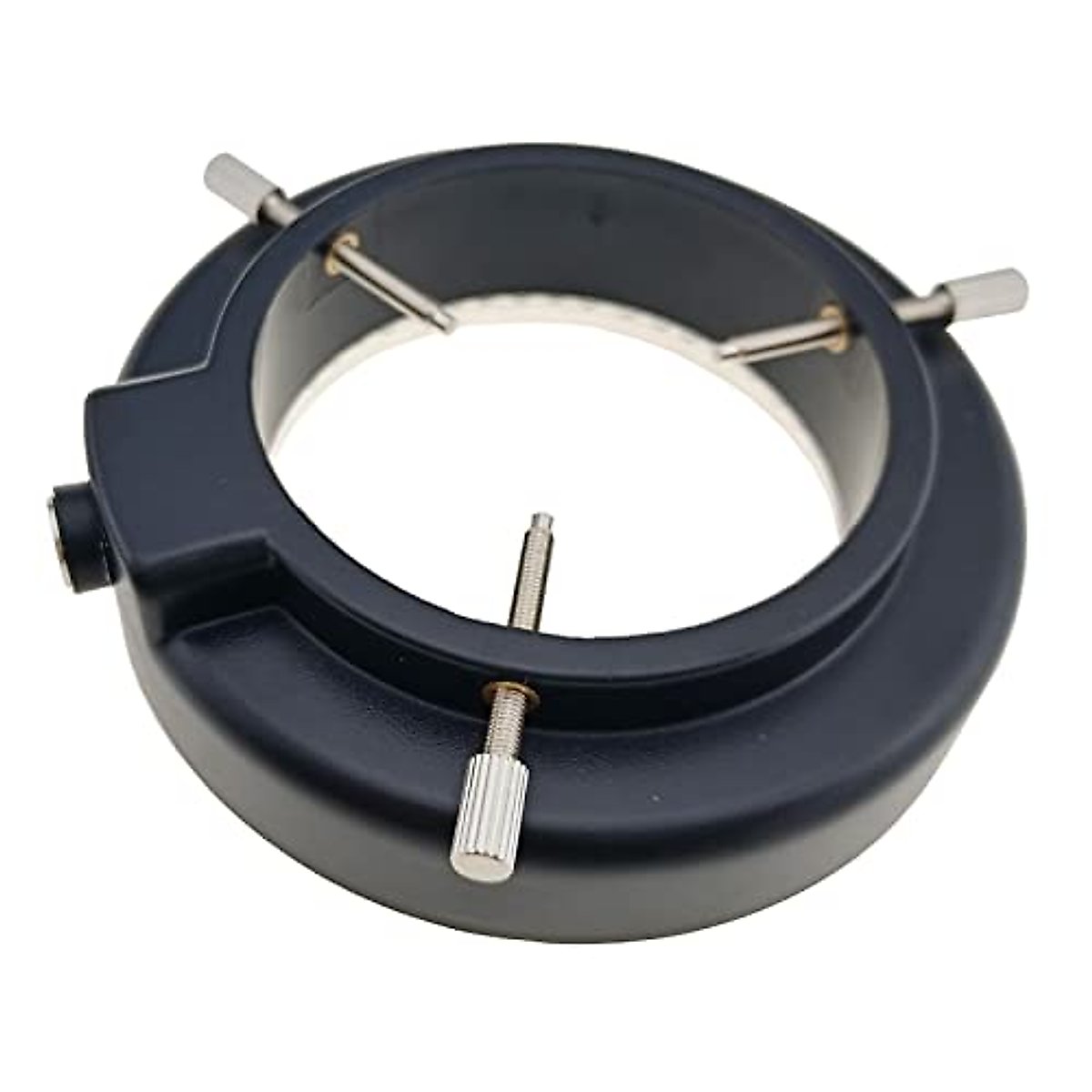 QAREQU 144 LED Ring Light External Adjustable Dimmer Adapter for Camera Microscope Brightness