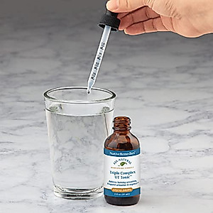 Native Remedies Triple Complex UT Tonic - Natural Homeopathic Formula to Relieve Bladder Irritation, Burning Sensation, Frequent Urination and Urgency - 59 mL