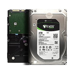 Seagate Exos 7E8 4TB 512n SATA 128MB Cache 3.5-Inch Enterprise Hard Drive - Frustration Free Packaging (ST4000NM0035) (Certified Refurbished)