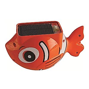Blue Wave NA4177 Sun Fish Solar Floating Pool Light, Orange, 7.5 x 4.5 x 4.5 inches