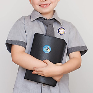 Storrianne Christian Bible Stickers for Kids,1000Pcs 1 Inch Adhesive Jesus Stickers Christian Scripture Quotes for Church Activities, Sunday School Supplies