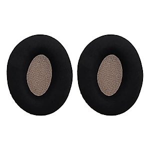 1 Pair Ear Pads Compatible with Sennheiser Momentum On-Ear Headphones Comfort Velour Ear Cushions Headset Repair Replacement Accessories Black