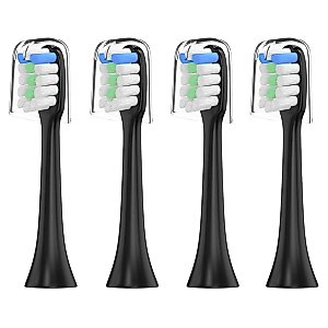 WuYan 4 Pack Toothbrush Heads for Xiaomi Deep Cleaning, Automatic Electric Sonic Replacement Tooth Brush for Soocare X3 Electric toothbrushes, with Travel Caps