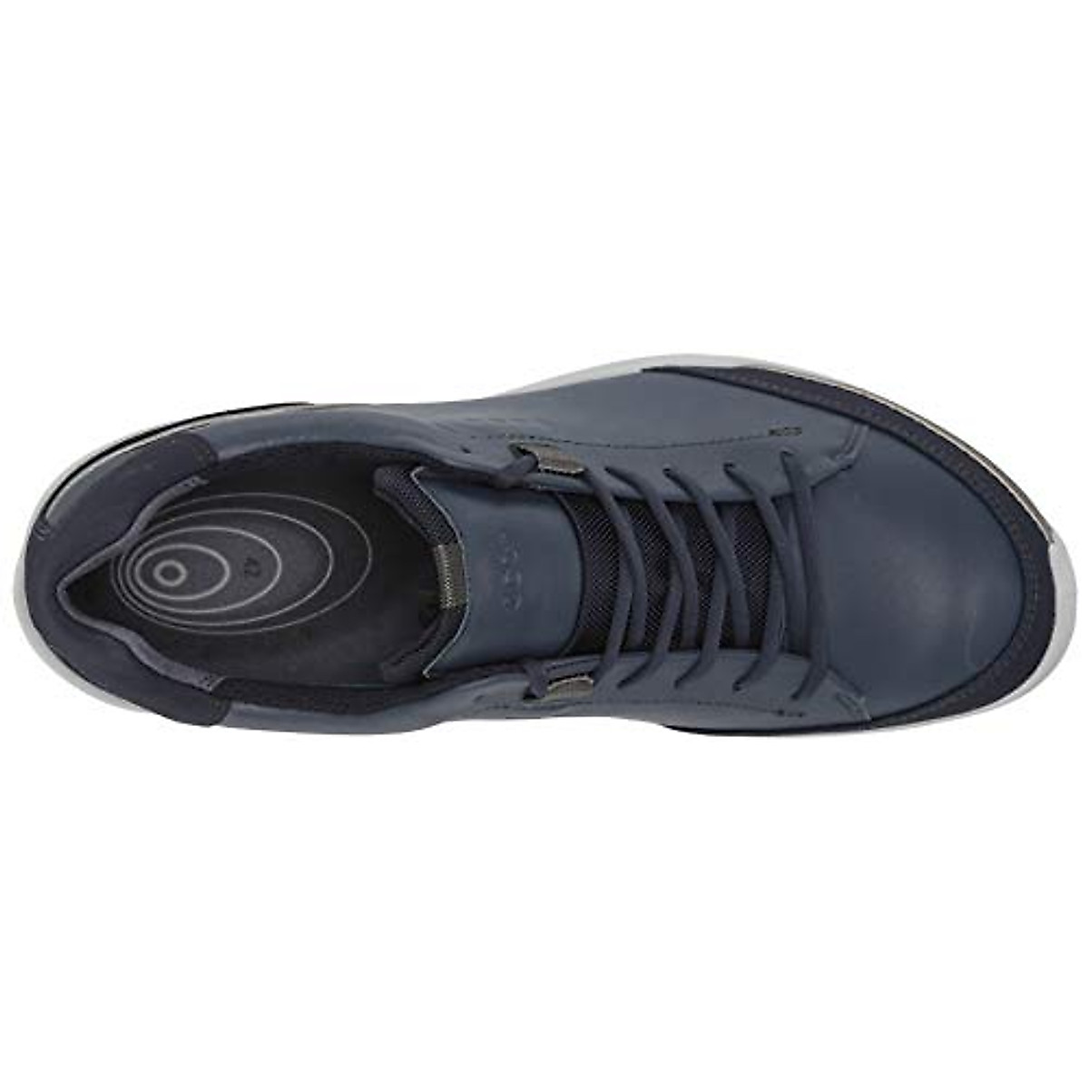 ECCO Men's Biom Hybrid Hydromax Water-Resistant Golf Shoe, Ombre/Buffed Silver/Night Sky, 9-9.5