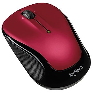 Logitech Wireless Mouse M325 with Designed-For-Web Scrolling - Red