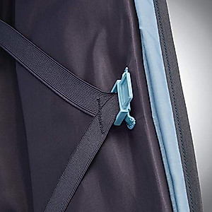 Samsonite Solyte DLX Softside Expandable Luggage with Spinner Wheels, Mineral Grey, Checked-Large 29-Inch