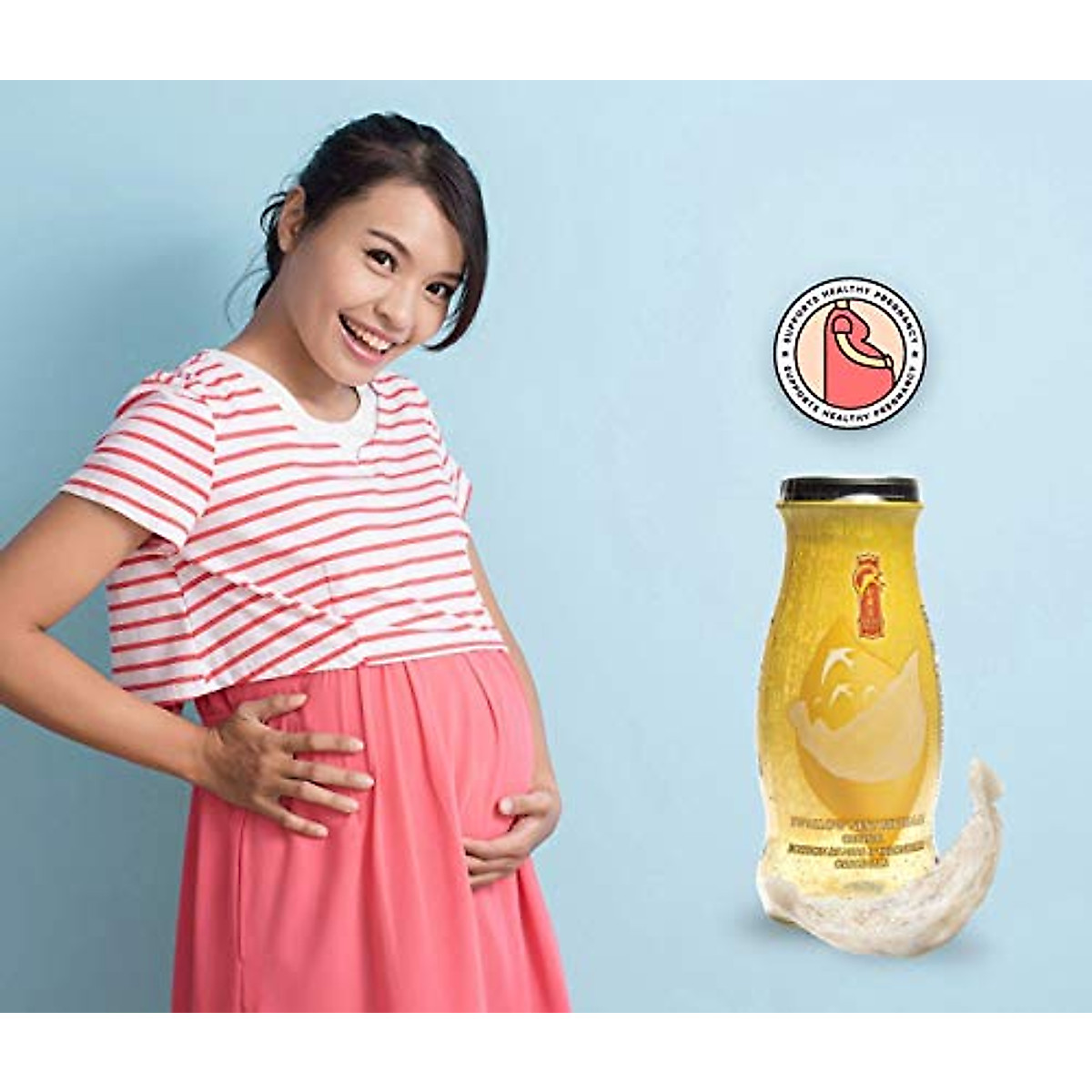 Golden Nest Premium Bird Nest Drink, Swallow Bird Nest 100% Natural - Made in USA, (燕窩) 12 bottles x 240 ml (8oz) (Original)