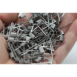 NNK Fused Clapton Coil Heating Resistance Wire Coil Nichrome Mixed Ni90+Ni80 0.26Ω Inner Diameter 3.0mm 100pcs/box