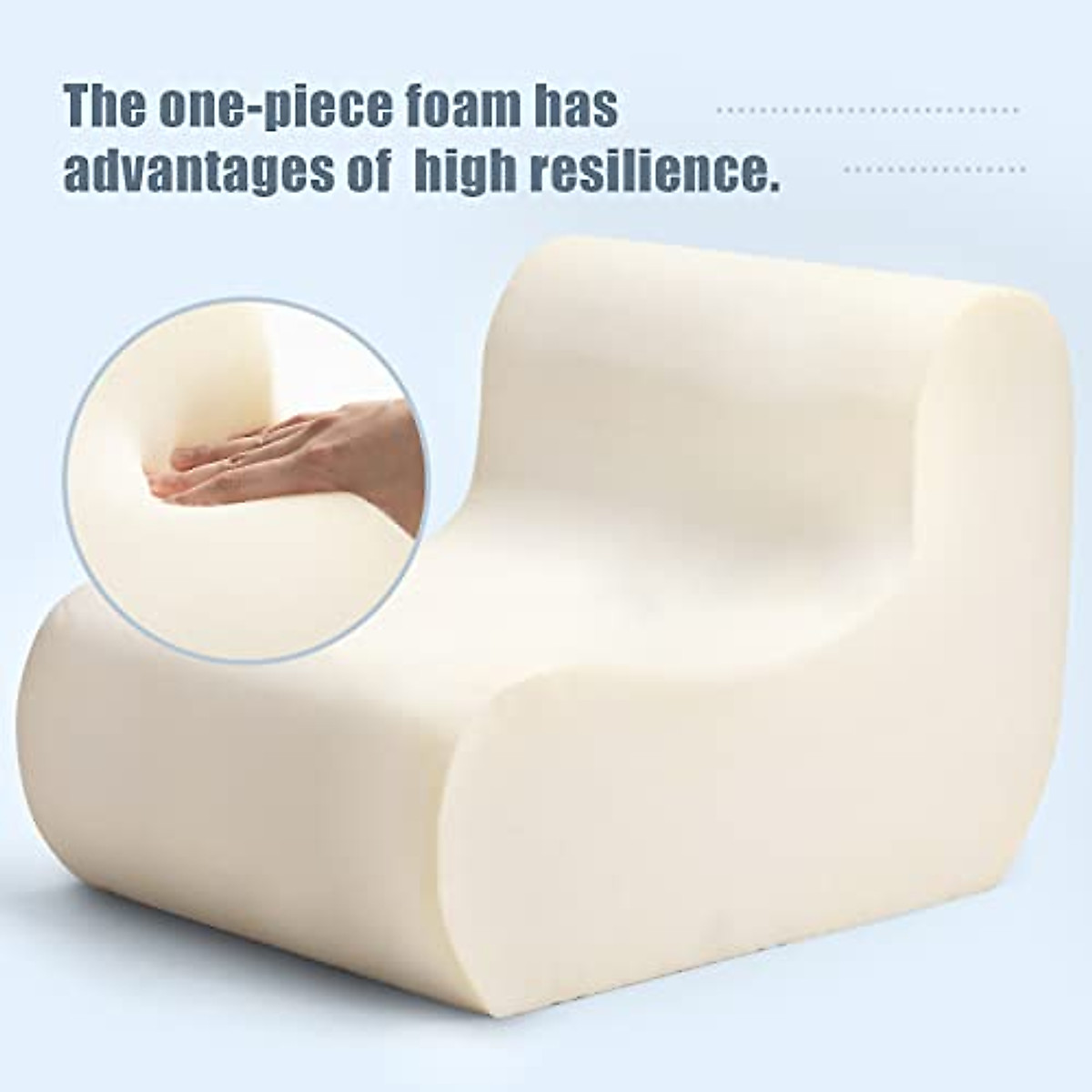 ALIMORDEN Accent Bean Bag Couch for Adult, Soft Plush Lounge Chair Lazy Leisure Sofa for Living Room, Bedroom, Salon, Office, Grey