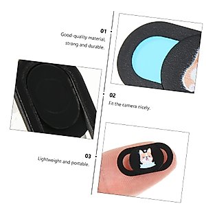 SOLUSTRE 9 Pcs Camera Privacy Cover Laptop Computer Camera Slide Blocker Laptop Camera Blocker Slider Flat Lens Cap