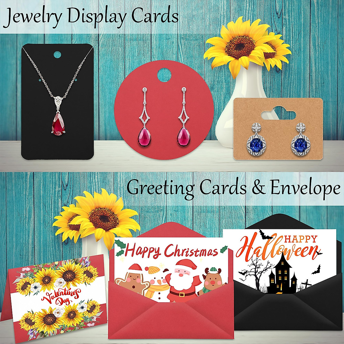 Twavang 25 Sheets Black Cardstock Paper 8.5'' x 11'', 250gsm/92lb Thick Paper for Scrapbook, Invitations, Printing and DIY Cards