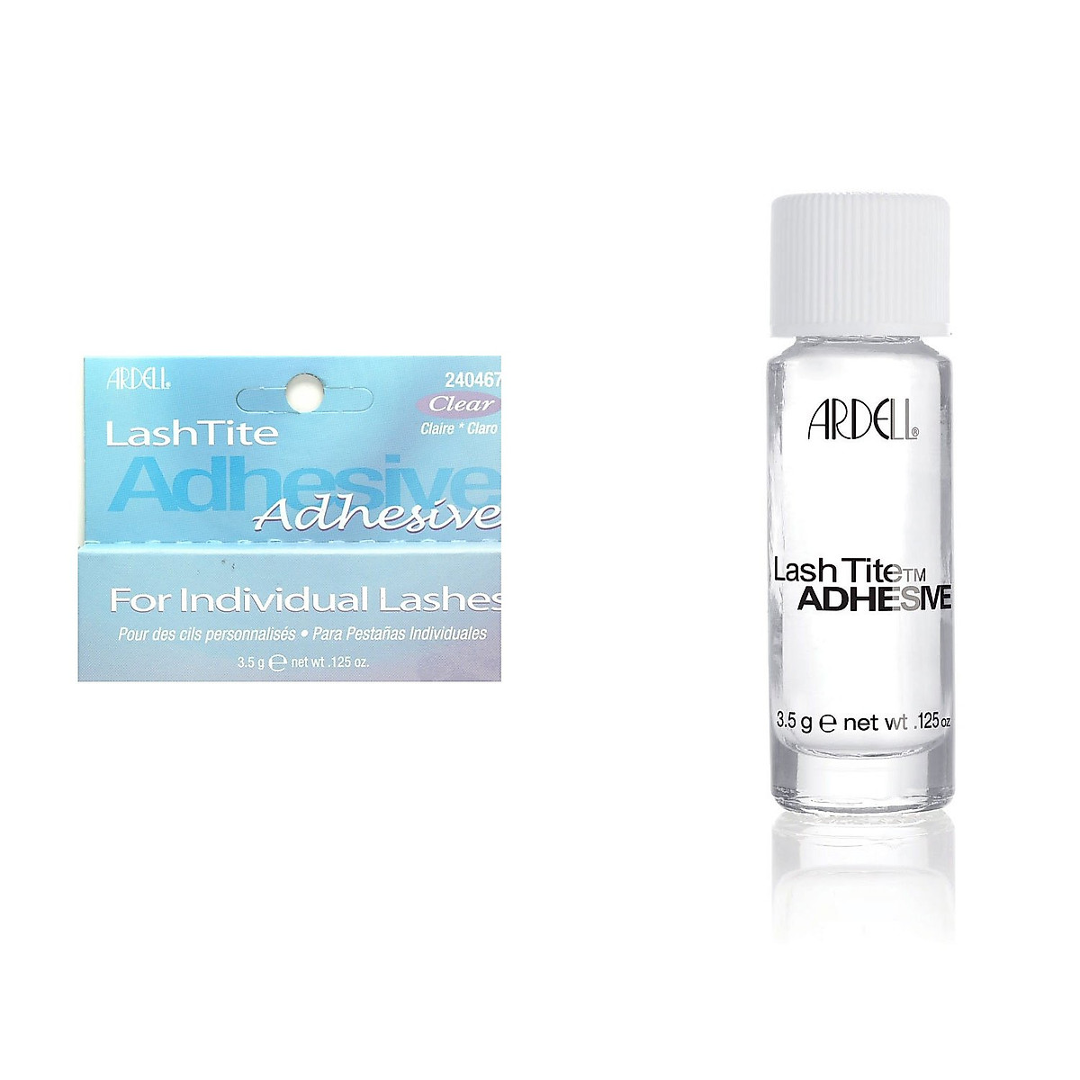 Ardell Lashtite Glue Adhesive For Individual Lashes (Clear) 3.5G (.125Oz)