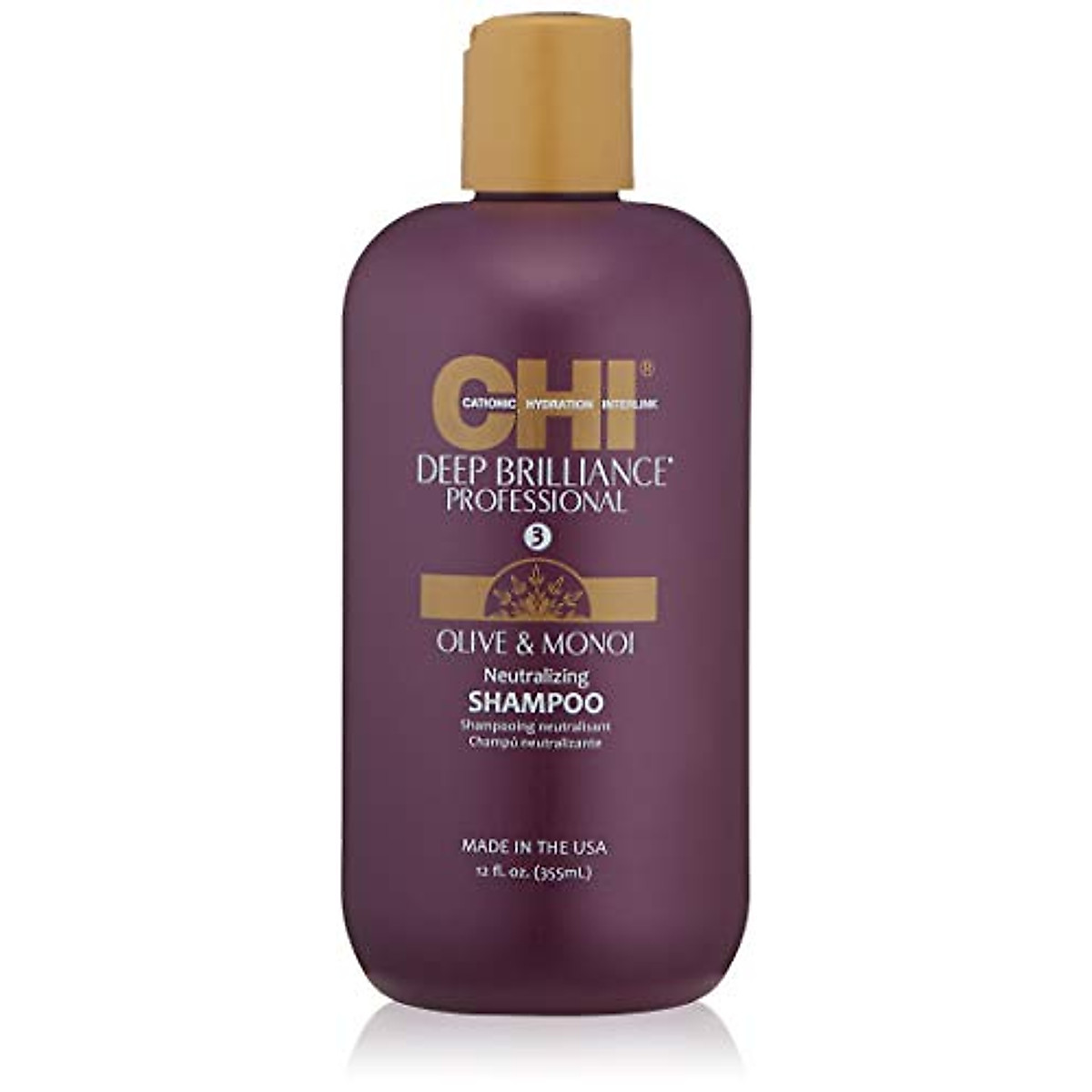 CHI Deep Brilliance Neutralizing Shampoo - Sulfate, Paraben, and Gluten Free, 12 oz.