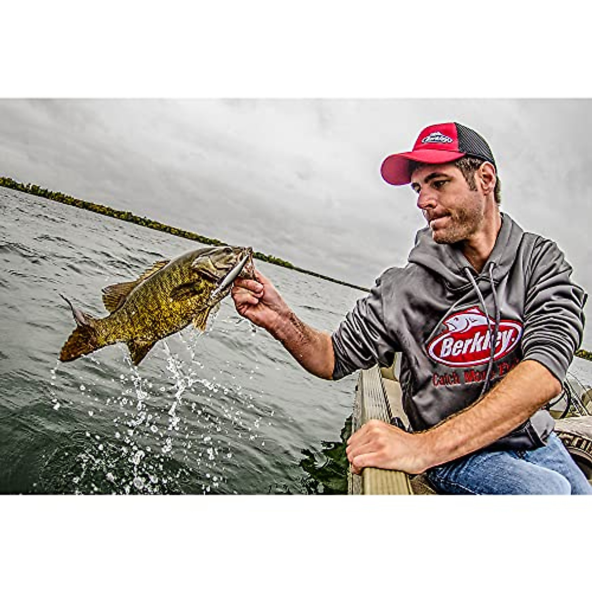 Berkley 6’6” Lightning Rod Spinning Rod, One Piece Spinning Rod, 6-12lb Line Rating, Medium Light Rod Power, Moderate Fast Action, 1/16-3/8 oz. Lure Rating,Brown