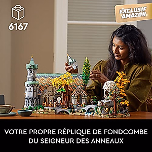 LEGO Icons The Lord of The Rings: Rivendell Building Model Kit for Adults, Construct and Display a Middle-Earth Valley with 15 Minifigures, A Great Gift for LOTR Fans and Movie-Lovers, 10316