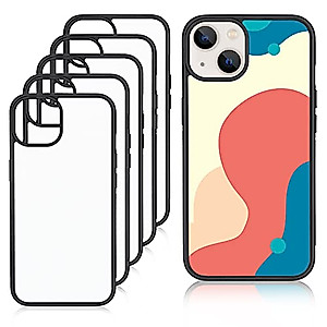 Weewooday 6 Pieces Sublimation Blanks 2D Phone Case Covers Soft Rubber Anti-Slip Phone Case Blank Sublimation Protective DIY Phone Case, 6.1 Inch, White (Compatible with iPhone 11)