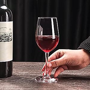 YANGNAY Wine Glasses (Set of 12, 12 Oz), All-Purpose Red or White Wine Glass with Stem, Durable, Dishwasher Safe