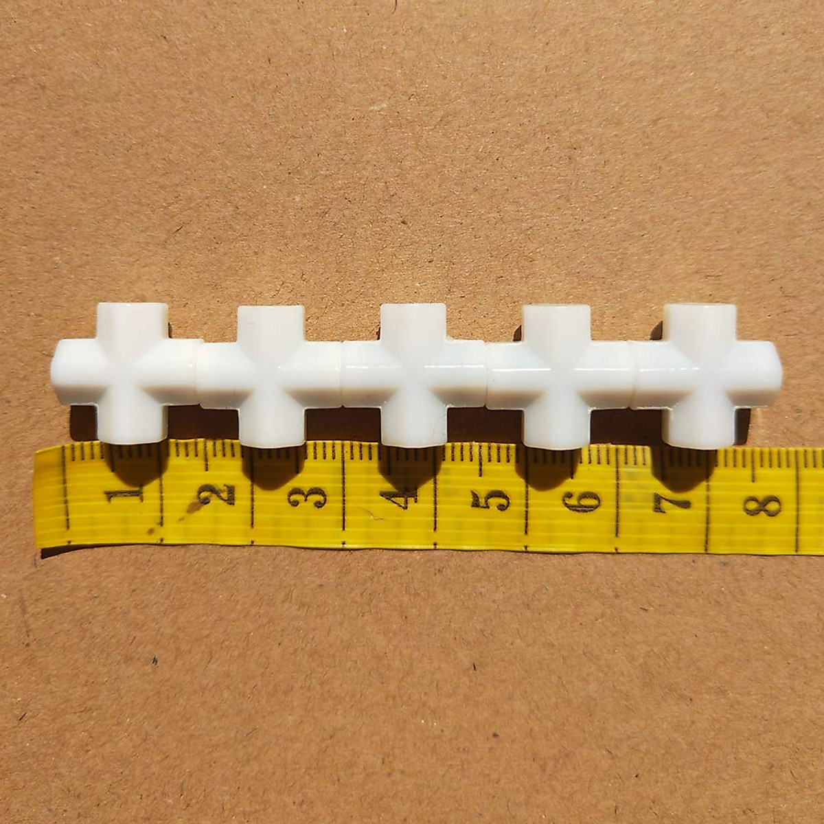 Magnetic Stirrer Stir Bar PTFE Magnetic Mixer Stir Bars Cross Shape (8X15mm, 5PCS)