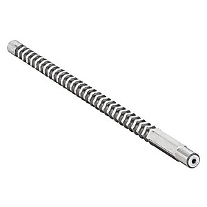Keyway Broach, Hex, W 7/16 , Cut L 1-3/8