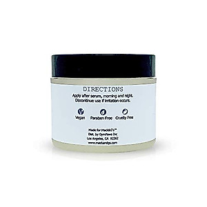 WOKE Capricorn Face & Eye Cream for Puffiness and Dark Circles - Anti Aging w Alpha Hydroxy - Coconut Oil - Mango Seed Butter 2 oz | Birthday Zodiac Gift Idea