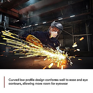 3M Aura Particulate Respirator 9211+, N95, Pack of 10 Disposable Respirators, Individually Wrapped, Cool Flow Valve, Flat Fold Design Allows for Facial Movement, NIOSH Approved, Comfort Plus, Dust