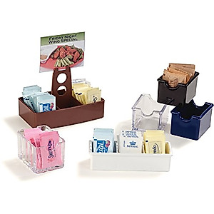 Carlisle FoodService Products 455002 Styrene Sugar Caddy, White