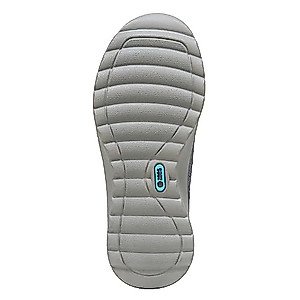 BZees Womens Galaxy Slip-On Folkstone Blue Eyelet 8.5 W