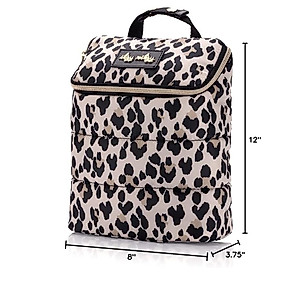 Itzy Ritzy Lightweight Insulated Bottle Bag – Keeps Bottles Warm or Cool - Holds 3 Bottles and Features Interior Pocket for Ice Pack (Not Included), Leopard