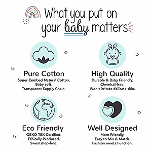 Lamaze Girls' Super Combed Natural Cotton Footed Stretchie One Piece Sleepwear, Baby and Toddler, Zipper, 1 Pack, Purple Dots, 18 Months