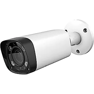 HITOSINO 4MP Bullet PoE IP Camera Outdoor, F1.4 5X 2.7-13.5mm Varifocal Bullet PoE Camera, Starlight Sensor, 196ft Night Vision, 128GB SD Card Slot, IP67