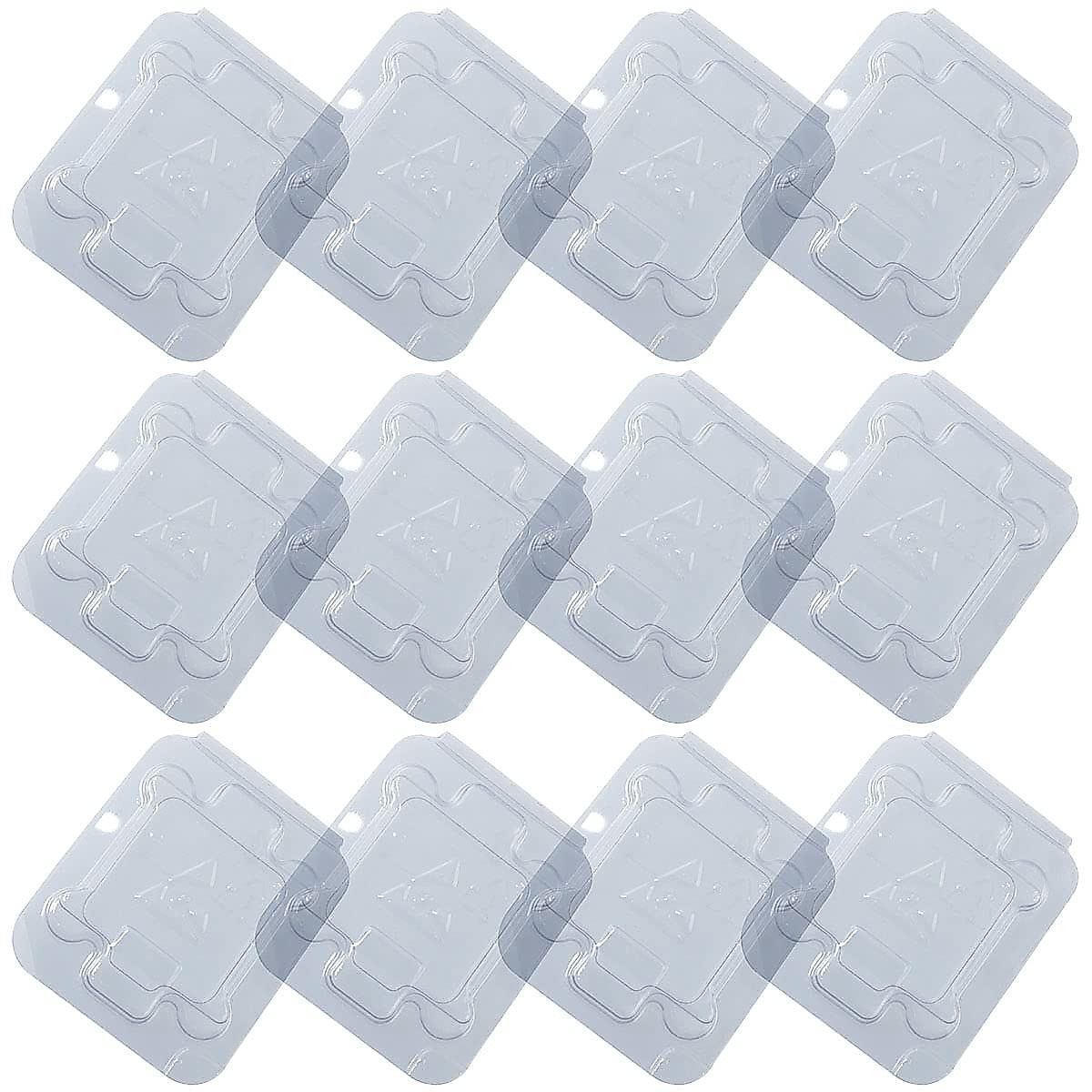 ToToT 14pcs Universal CPU Protection Box 5.5x6.5cm Computer CPU Case Tray Flip Top Container LGA1150 / 1151/1155/1156 i3 i5 i7 CPU Intel Protector Cover