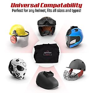 Pigmalion Motorcycle Helmet Bag | Innovative, Foldable Belt for Helmet Carry | The Smart Motorcycle Backpack Alternative (Neon Green)