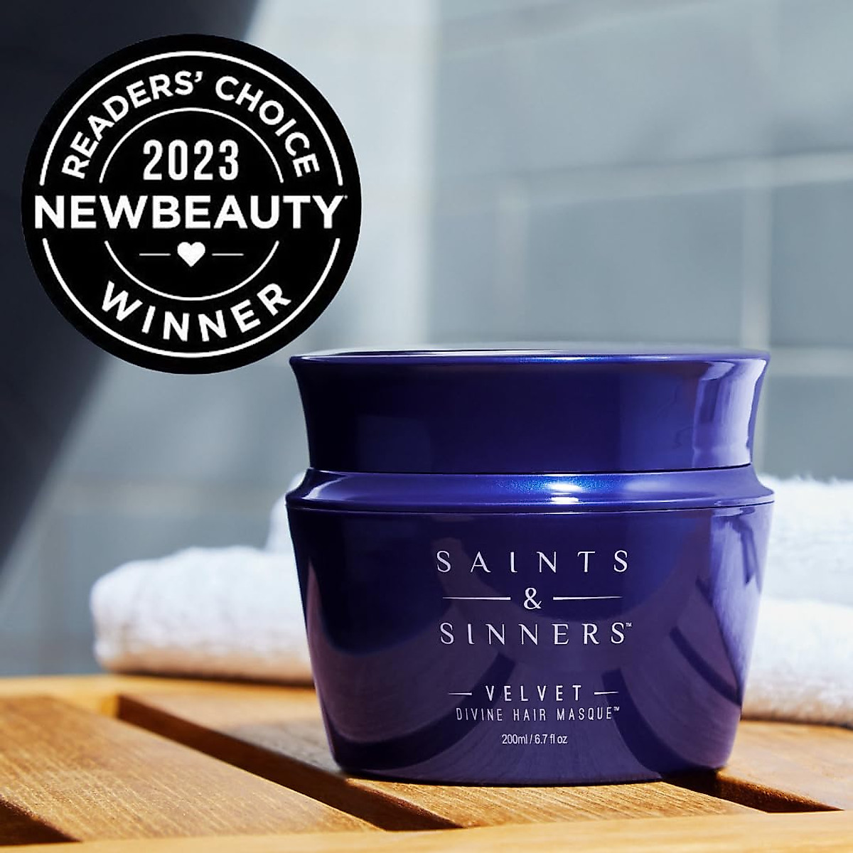 Saints & Sinners Award-Winning Velvet Divine Hair Masque to Repair Dry, Damaged, Frizzy Hair