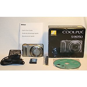 Nikon Coolpix S9050 Digital Camera (Silver)