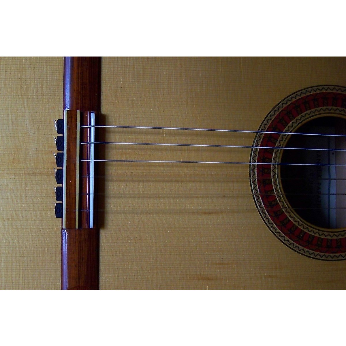 Rosette Diamond Secure Classical Guitar String Ties / New Low Profile BridgeBeads