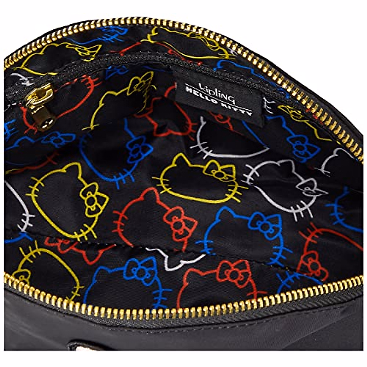 Kipling KI78217KB Official Kipling X Hello Kitty ZADOK Rabbit, Black