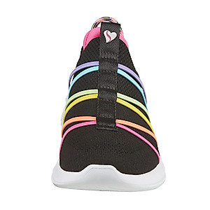 Skechers Ultra Flex 3.0 Sneaker, Black/Multi, 2 US Unisex Little Kid