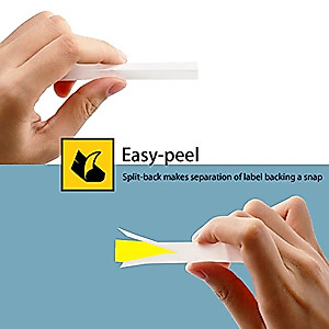 USUPERINK 6PK Compatible M Label Tape Replacement for Brother P-Touch M Tape Black on Yellow 12mm 0.47 inch x 26.2 Feet M-K631 M631 MK631 MK-631 Work with PT-M95 PT-90 PT-70 PT-65 PT85 Label Maker