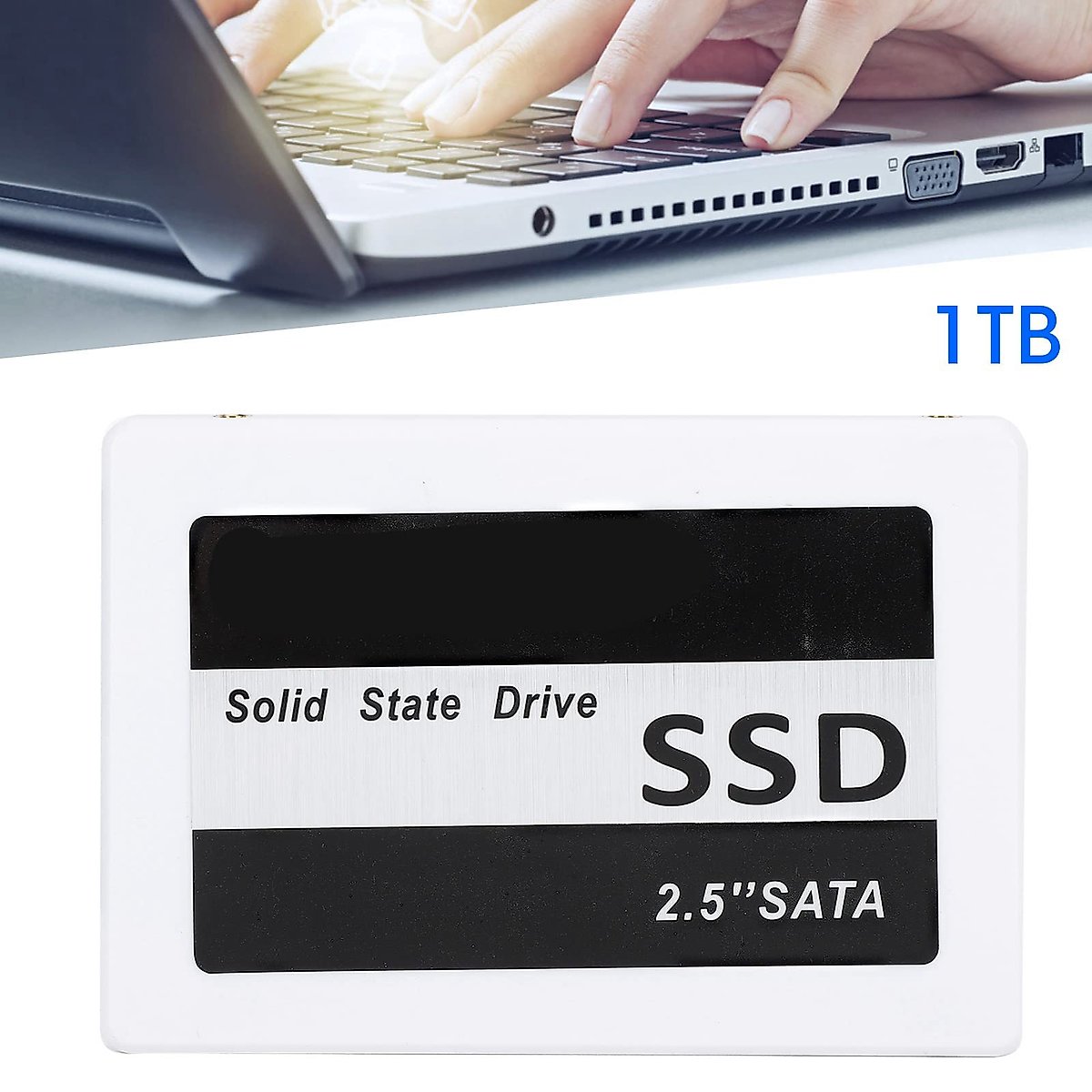 Solid State Hard Disk, Video Storage Good Performance Compact Firm Sturdy SATA3.0 SSD for Laptop Desktop Computer for Office Worker(#6)