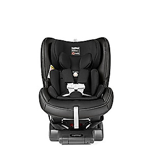 Peg Perego Primo Viaggio Convertible Kinetic - Reversible Car Seat - Rear Facing for Children 5 to 45 lbs and Forward Facing for Children 22 to 65 lbs - Made in Italy - Licorice (Black)